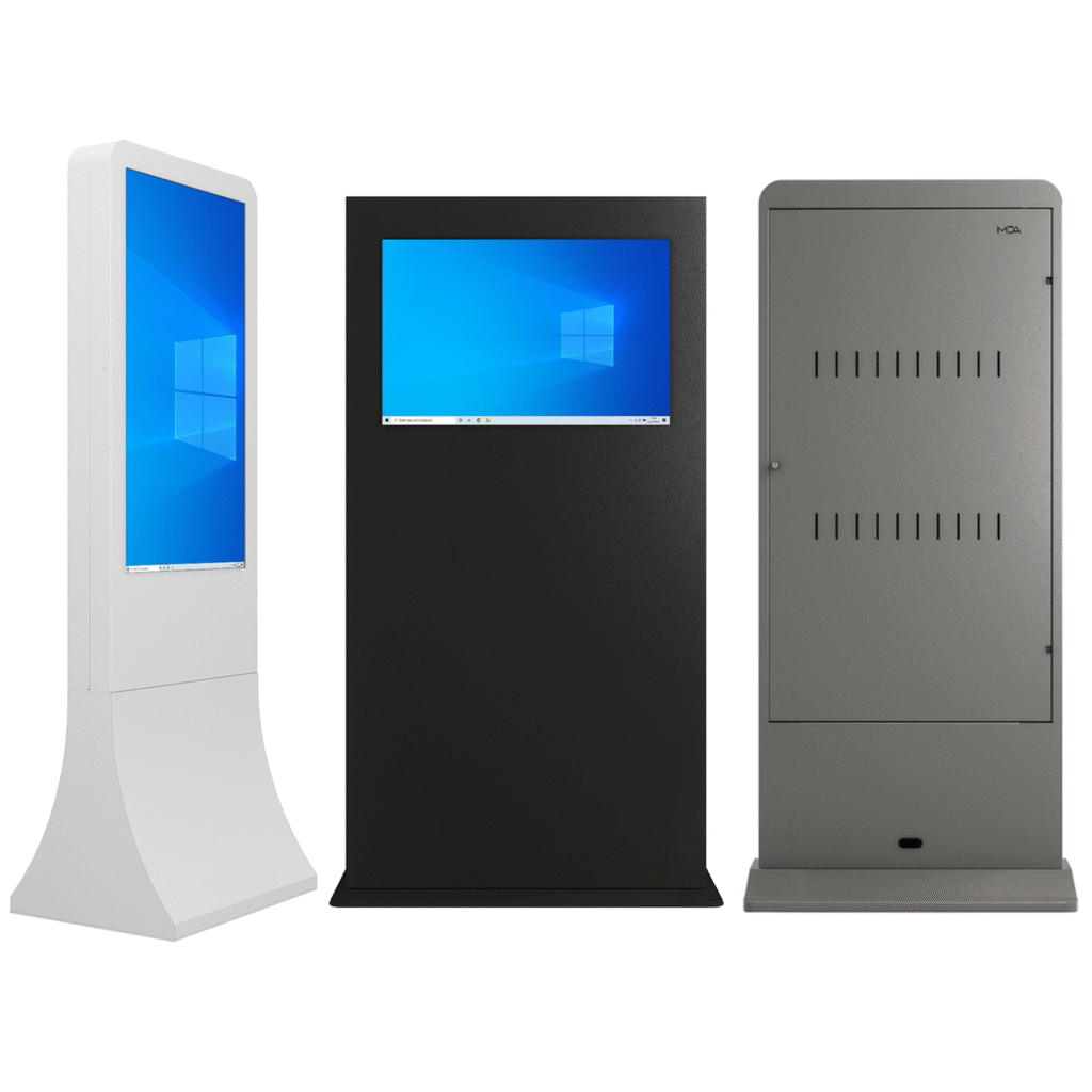 Totens para TVs e Telas Grandes - MDA Totem
